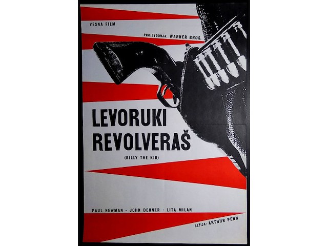 LEVORUKI REVOLVERAŠ (1958) Pol Njumen PLAKAT