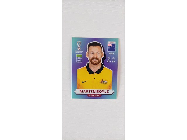 Panini FIFA 2022 international Qatar AUS16