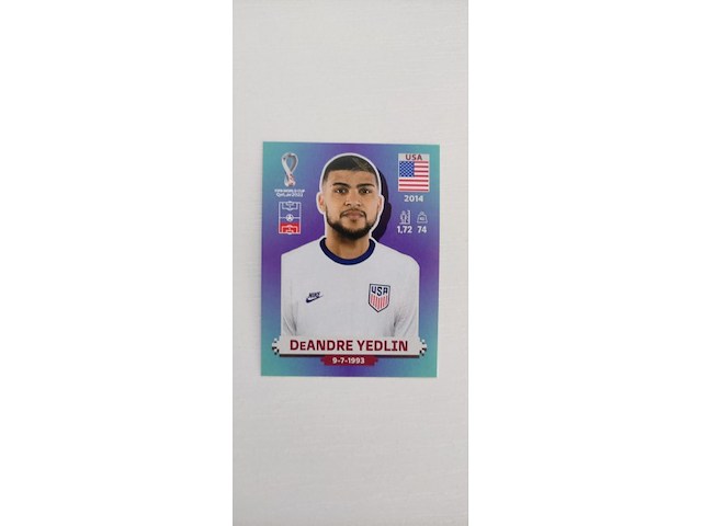 Panini FIFA 2022 international Qatar USA09