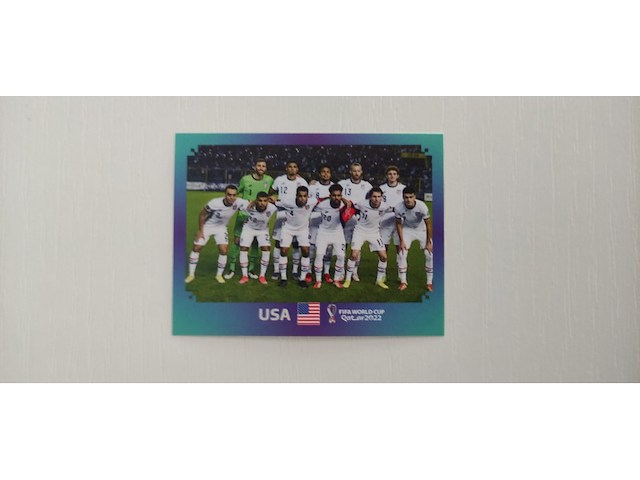 Panini FIFA 2022 international Qatar USA01