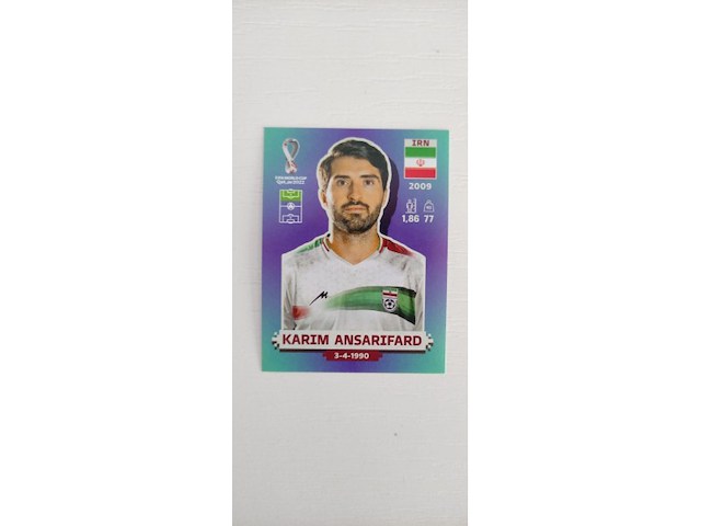 Panini FIFA 2022 international Qatar IRN17