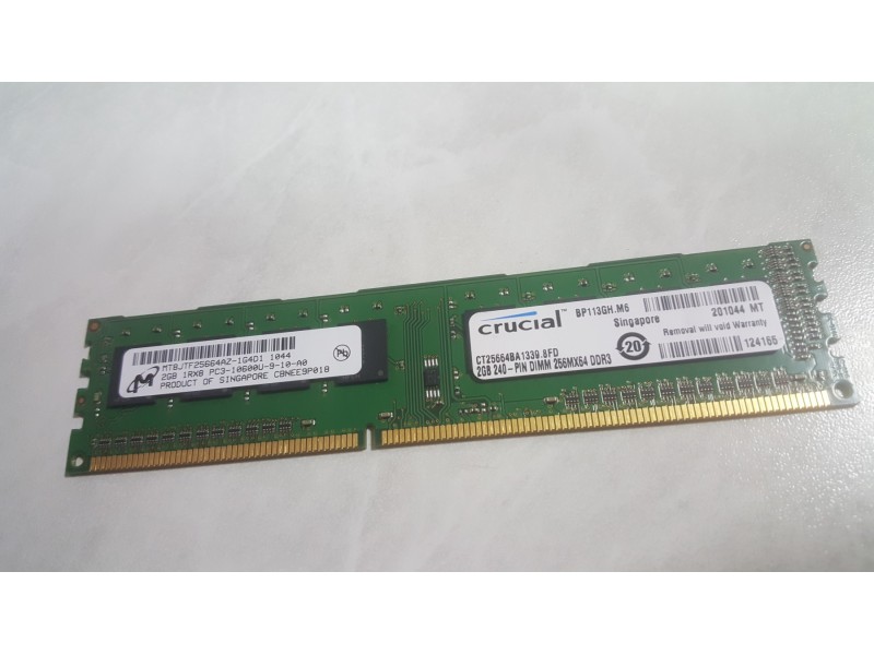 ddr3 2gb micron 1333mhz ispravna