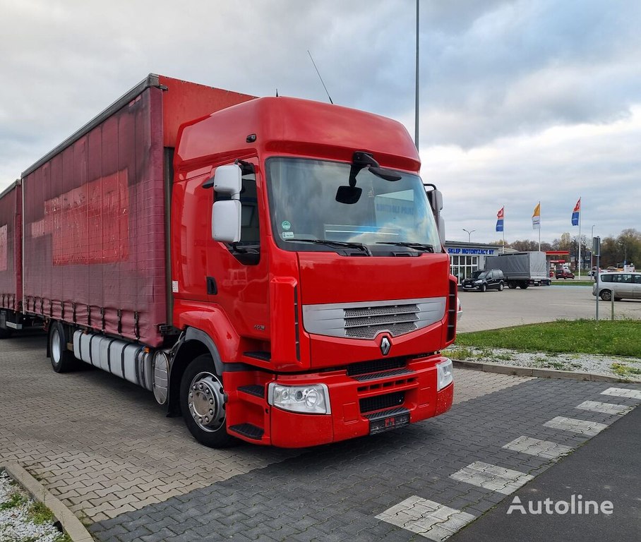 Renault Premium 450 DXI ,Steel /Air, Manual 2 Pieces-P kamion sa klizna zavesa cerada