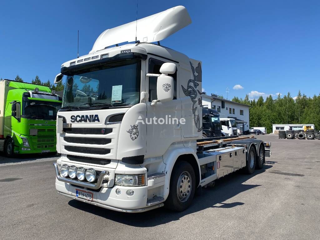 Scania R490 vozilo za prevoz kontejnera