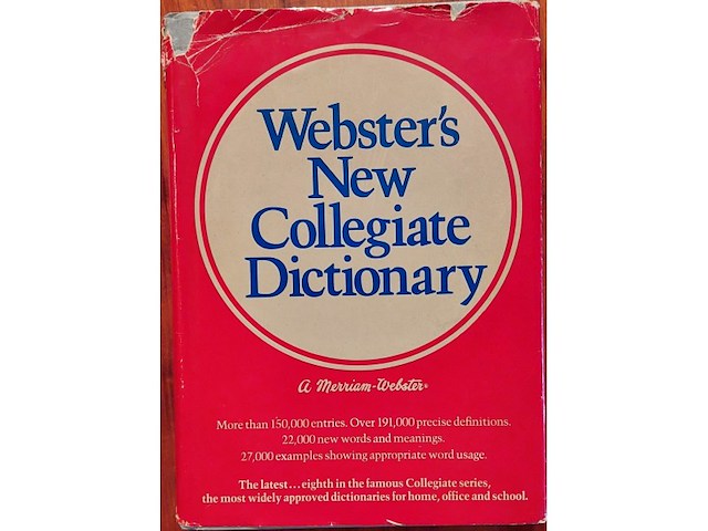 WEBSTER’S New Collegiate Dictionary
