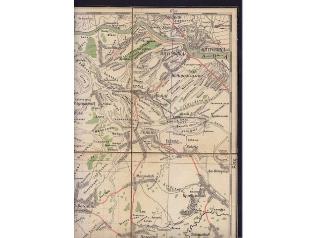 SREMSKA MITROVICA detaljna vojna karta- mapa c.1900