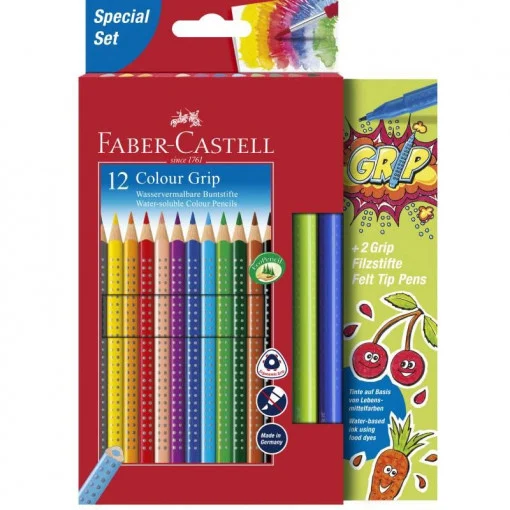 Faber Castell drvene bojice grip 1/12 +2 grip col.markera