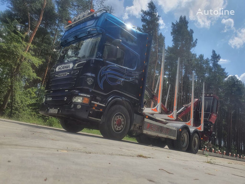 Scania R730 kamion za prevoz drva