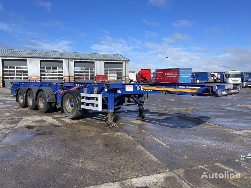 Dennison MULTI PURPOSE SPLITTER SKELETAL TRAILERS – 2011 – C325940/C32593 poluprikolica za prevoz kontejnera