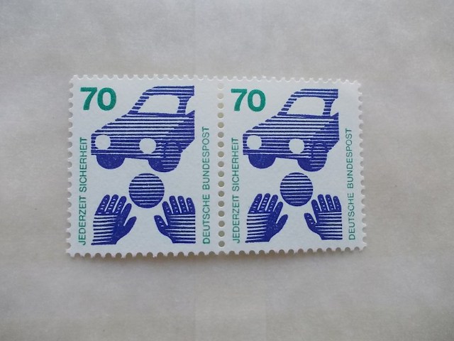 ** DEUTSCHE BUNDESPOST 1973 PAARE **