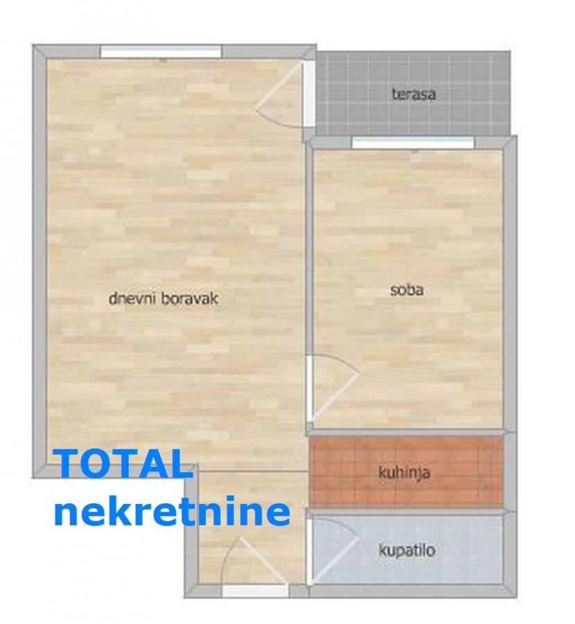 NOVI SAD - NOVA DETELINARA - 42. 00 m2