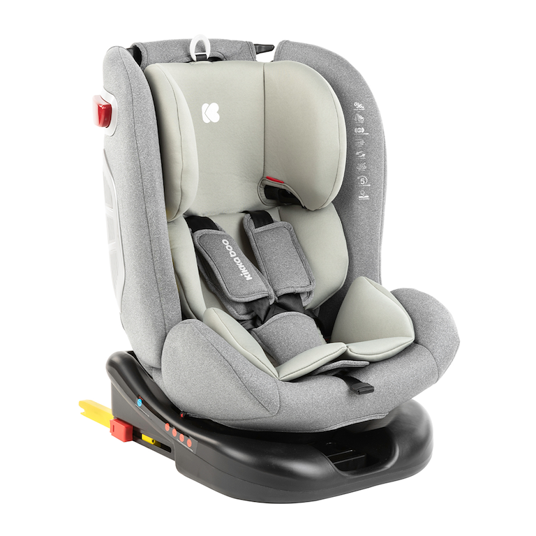 Kikka Boo Autosedište za decu 0-36kg Cruz Isofix Light Grey KKB70040