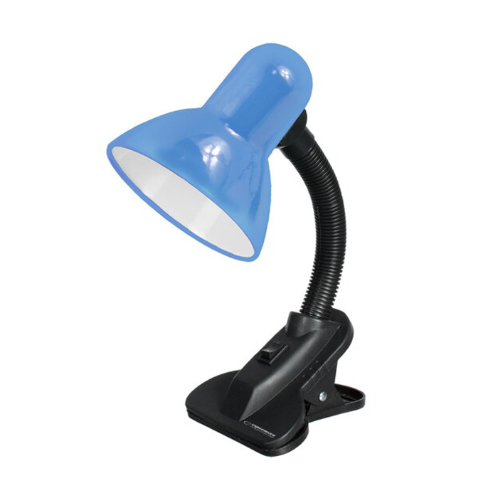 Esperanza Stona lampa sa štipaljkom Procyon Blue ELD106B