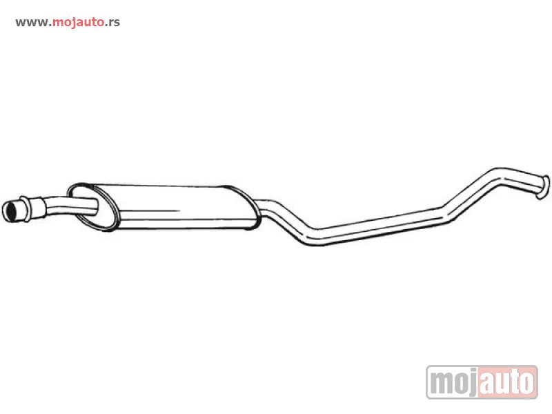 Citroen Xantia Karavan 1.8B 16V Srednji Lonac Auspuha 95-03,NOVO