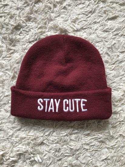 Bordo beanie kapa