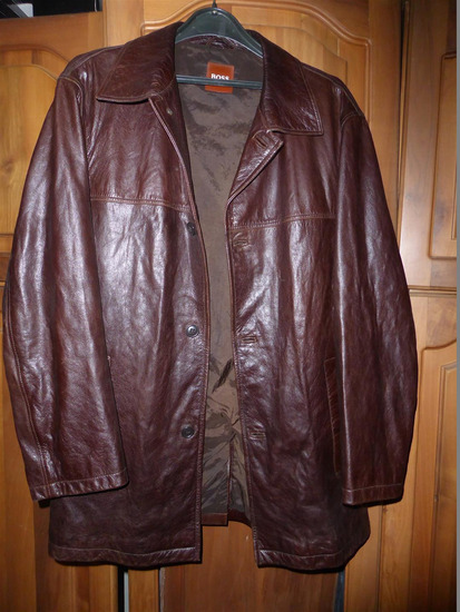Hugo Boss original kozna jakna