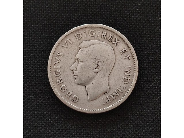 Canada 25 CENTS 1942 srebro
