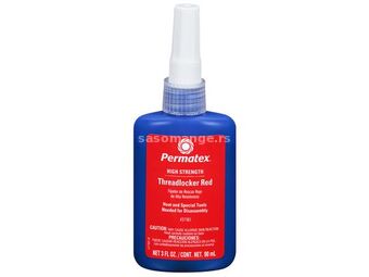 PERMATEX High Strength Threadlocker Red 50 ml