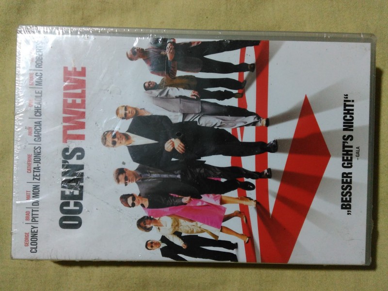 Oceans Twelve, VHS, nov