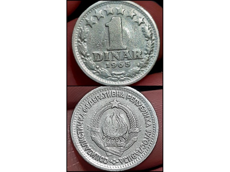 SFR Jugoslavija , 1 din. 1965 god.