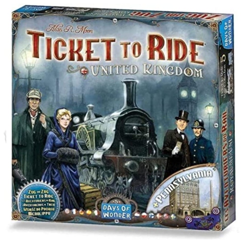 TICKET TO RIDE: UNITED KINGDOM & PENNSYLVANIA