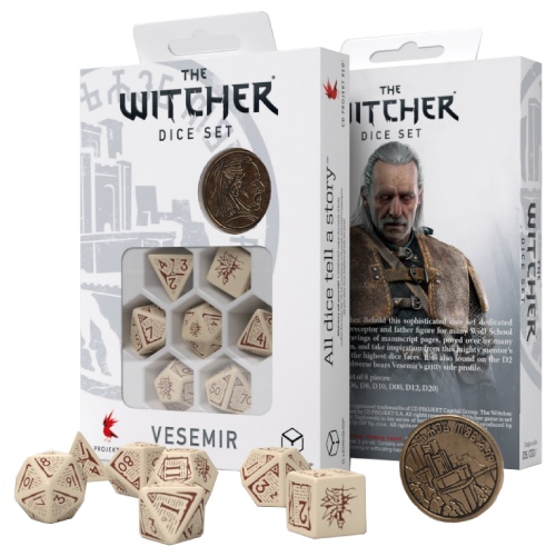 THE WITCHER DICE SET: VESEMIR - THE OLD WOLF