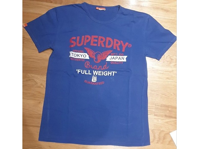 SuperDry plava muška majica L