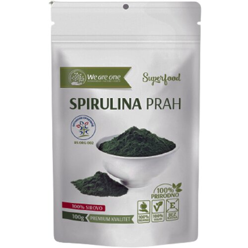 Spirulina u prahu 200gr organska We Are One