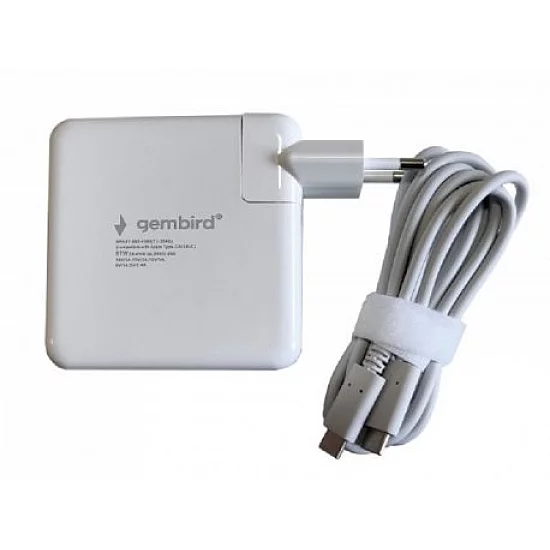 GEMBIRD NPA87-202-4300 (TJ-354B APPLE TYPE-C/USB-C) PUNJAČ ZA MACBOOK 87W-20,2V-4.3A, USB TYPE-C 40090 CENA