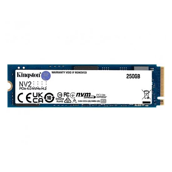 KINGSTON 250GB M.2 NVME SSD, NV2 SERIES (SNV2S/250G) CENA