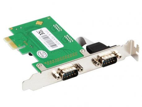 E-GREEN PCI EXPRESS KONTROLOER 2-PORT (RS-232.DB-9) CENA