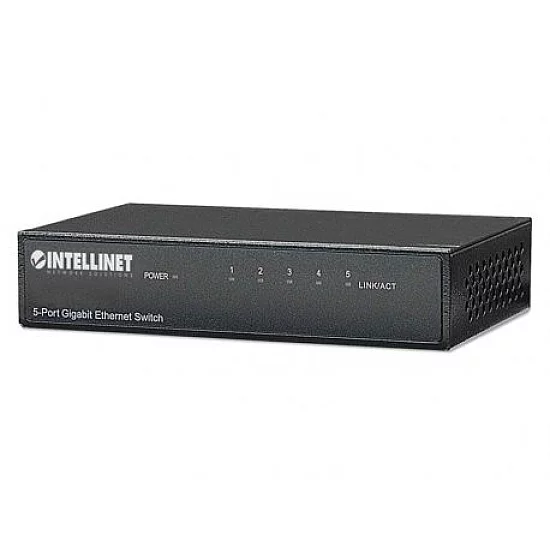INTELLINET 5-PORT GBT SWITCH METAL CASE CENA