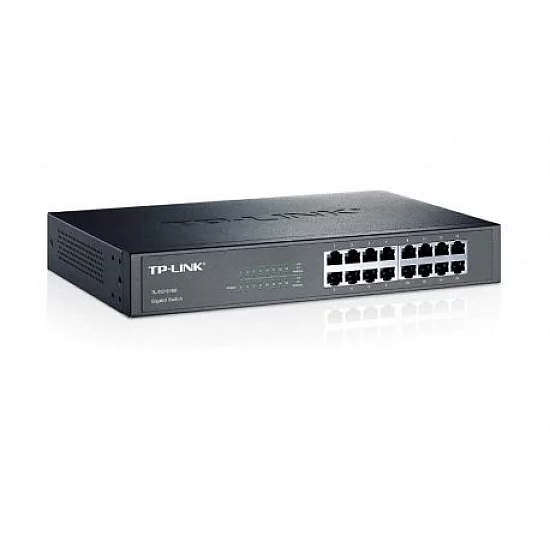 TP LINK 16-PORT GIGABIT DESKTOP/RACKMOUNT SWITCH - TL-SG1016D CENA
