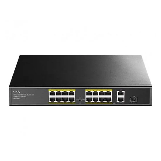 CUDY FS1018PS1 16-PORT 10/100M POE+ SWITCH WITH 1 COMBO SFP PORT CENA