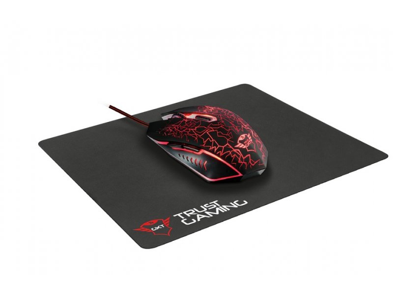 TRUST GXT 783 GAMING MOUSE & MOUSE PAD CENA