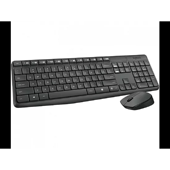 LOGITECH BEŽIČNA TASTATURA I MIŠ MK235 (US) CENA