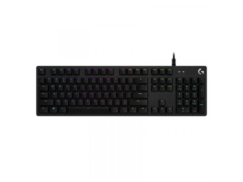 LOGITECH G512 CARBON LIGHTSYNC RGB MECHANICAL GAMING KEYBOARD WITH GX RED SWITCHES (920-009370) CENA
