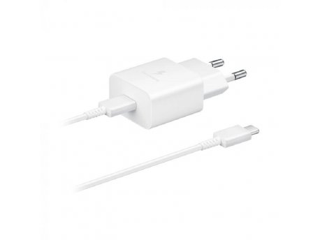 SAMSUNG KUĆNI PUNJAČ, USB-C 15W + TIPC KABL, BELI EP-T1510-XWE CENA