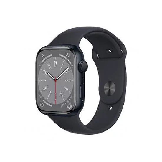 APPLE WATCH S8 GPS 41MM MIDNIGHT ALUMINIUM CASE WITH MIDNIGHT SPORT BAND - REGULAR (MNP53SE/A) CENA