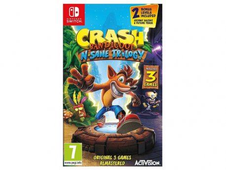 ACTIVISION BLIZZARD CRASH BANDICOOT N. SANE TRILOGY (NINTENDO SWITCH) CENA