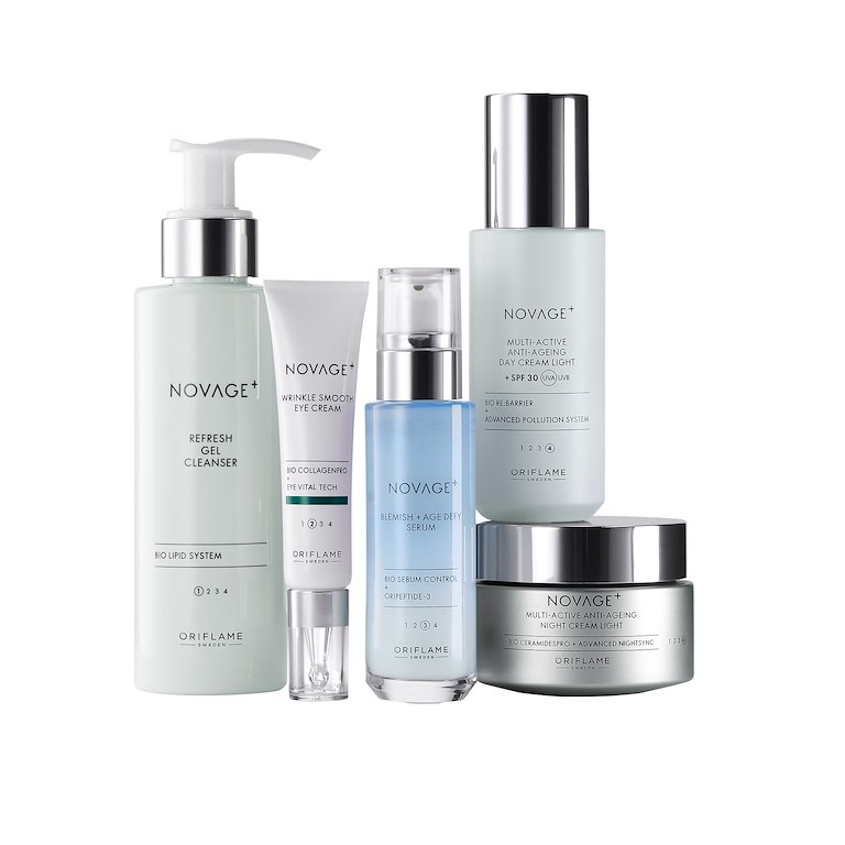 NOVAGE+
Blemish + Age Defy rutina lagane teksture