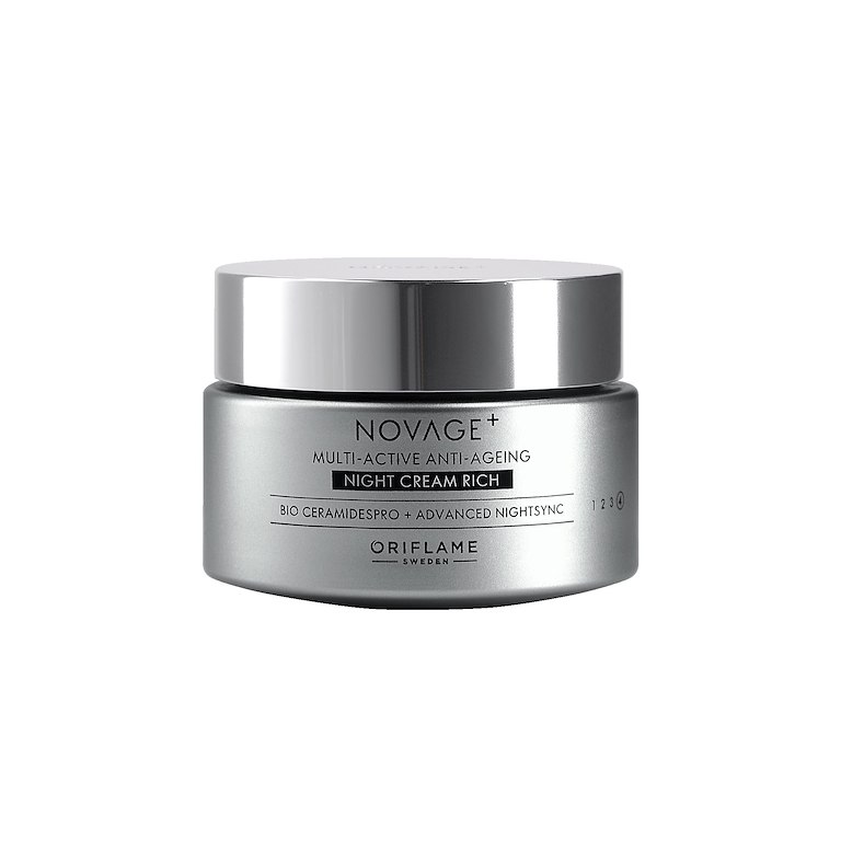 NOVAGE+
Novage+ Multi-Active Anti-Ageing noćna krema bogate teksture