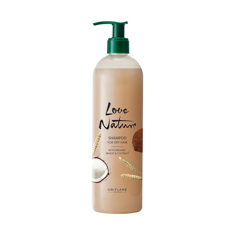 LOVE NATURE
Love Nature šampon za suvu kosu sa organskim kokosom i pšenicom