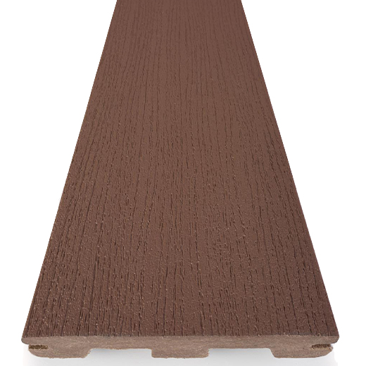 EDGE PROFIL SA ZAREZANIM NUTOM , DARK TEAK 3660 X 136 X 24 MM