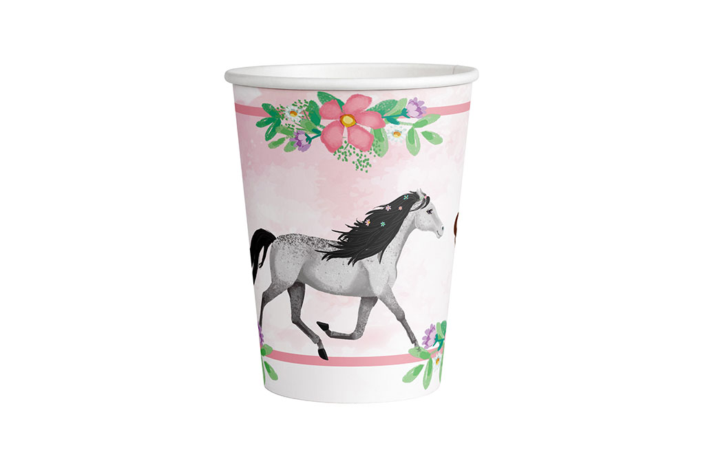 Čaše Beautiful Horses 250ml – 8 kom