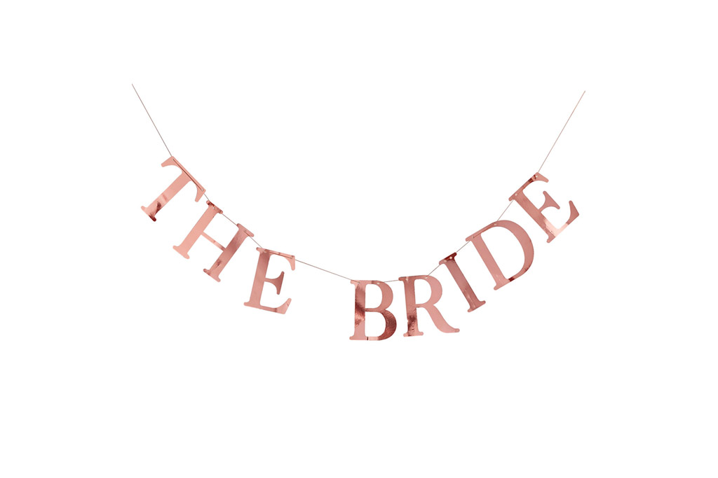 Baner The Bride sa štipaljkama za slike – 1.5m