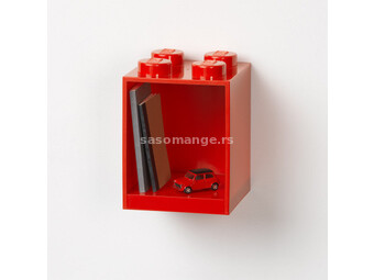 Lego polica u obliku kocke (4), crvena ( 41141730 )