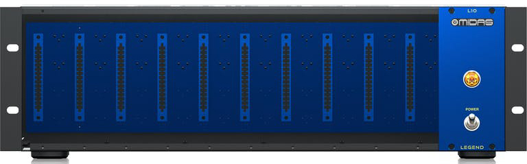 MIDAS Legend L10 | 10-Slot Rack Frame for 500 Series Module