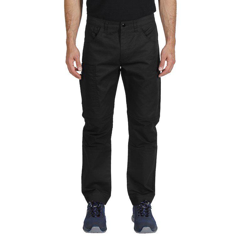 ROVER, elastične radne pantalone, crne