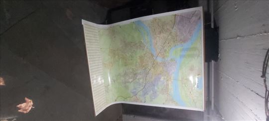 Beograd plan grada 186.5cm х 250cm